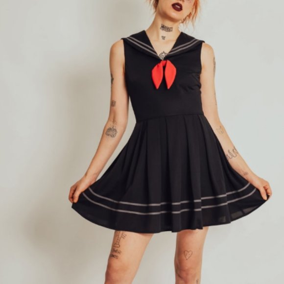 Jawbreaker | Dresses | Jawbreaker Sailor Goth Cosplay Costume Dress ...